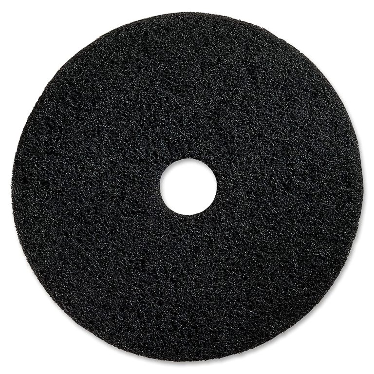 Black Floor Pads, Hi Pro, 20'' [Case of 5] - NuTech Cleaning Systems